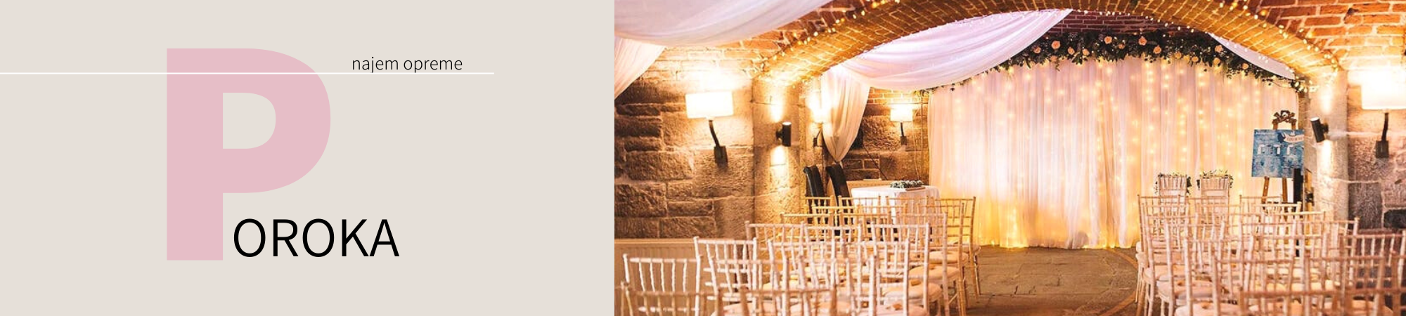 Najem poročne opreme